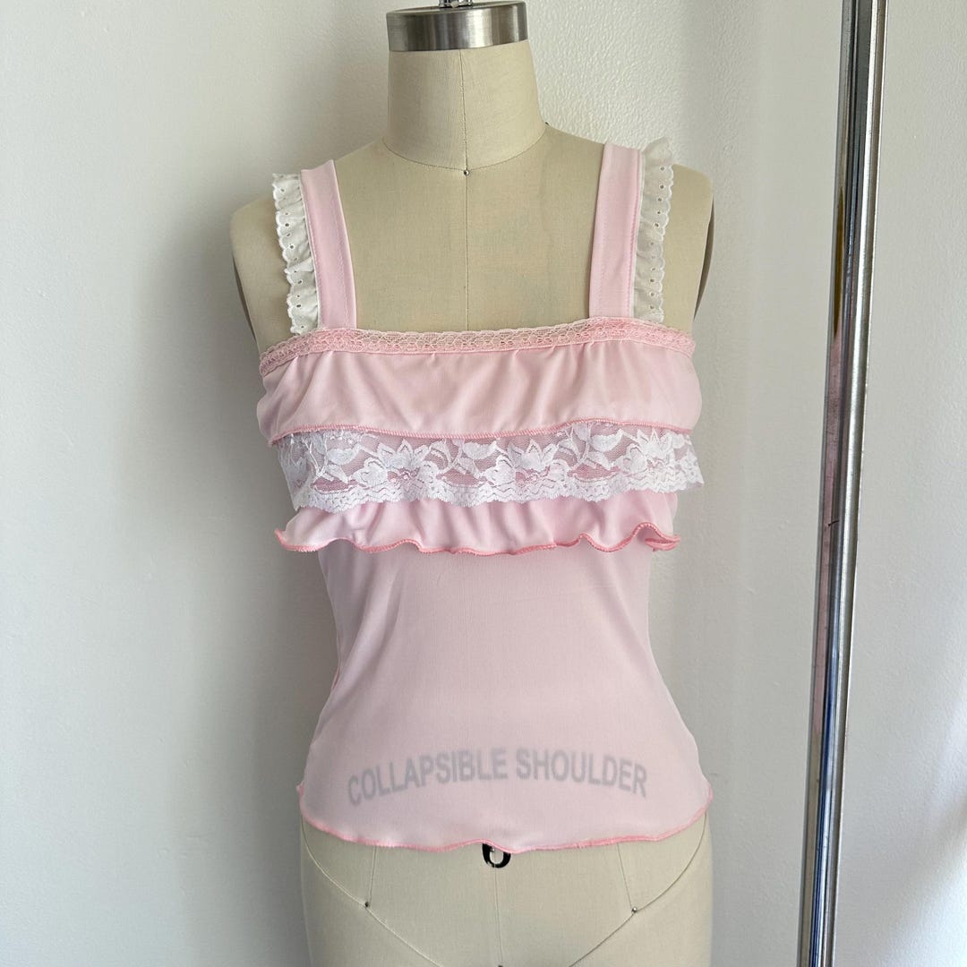 Frilly Layered Lace Cami - Etsy