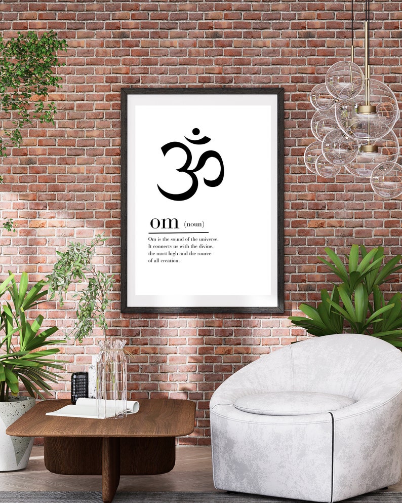 Om Symbol Print: Spiritual Yoga Wall Art (digital Download) - Etsy ...