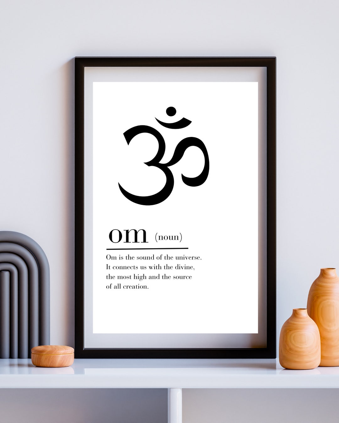 Om Print, Spiritual Print, Zen Print, Printable, Om Definition, Yoga ...