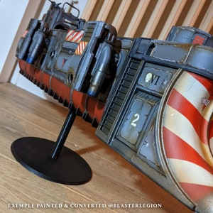 Gun Boat Cargo Tug Terrain. Floating Scenery 40k Inquisitor Cutter ...