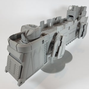 Gun Boat Cargo Tug Terrain. Floating Scenery 40k Inquisitor Cutter ...