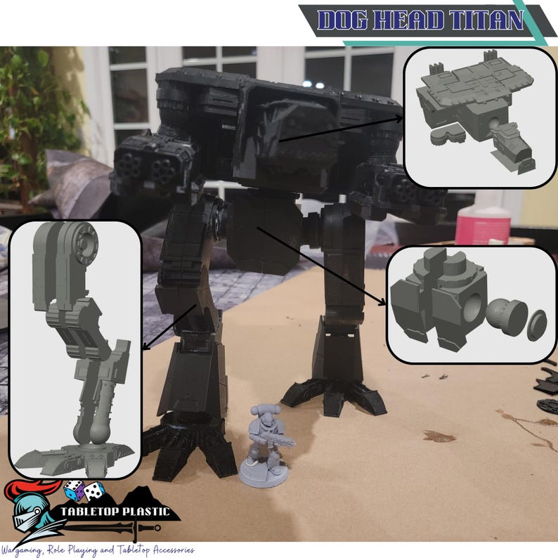Dog Head Titan Proxy, Scout-class Titan Walker, Magnet-ready Weapons ...