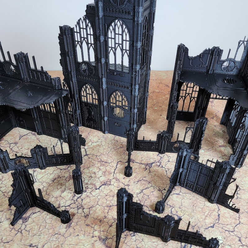 Tabletop 3d Printed Church Terrain - Etsy