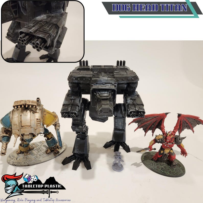 Dog Head Titan Proxy, Scout-class Titan Walker, Magnet-ready Weapons ...