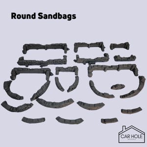 Sandbag Fortifications Terrain: for Tabletop Wargames (28mm-32mm) - Etsy