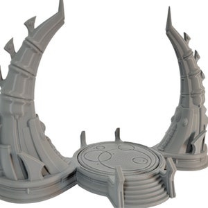 Webway Gate: Sci-fi Wargaming Terrain for 28mm Miniatures - Etsy
