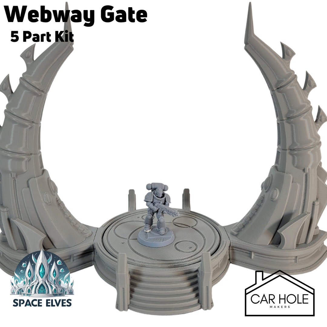 Webway Gate: Sci-fi / Eldar Terrain. Wargaming Scenery Fits 40k, 30k ...