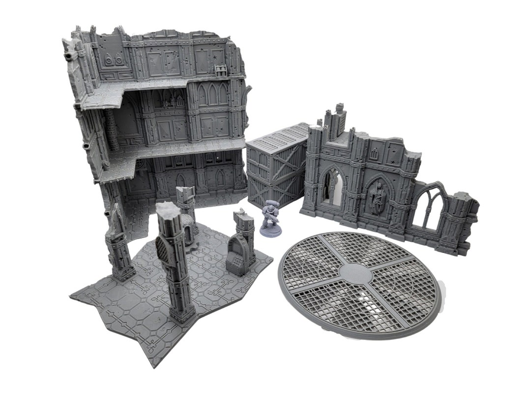 WTC Style Terrain Designed for Warhammer 40k / Buy Multiple - Etsy