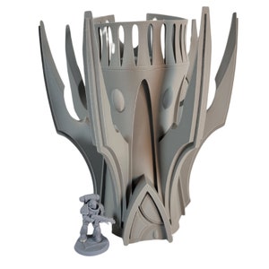 Dark Turret: Dark Elf City. Sci-fi Wargaming Terrain Turrets, Spires ...