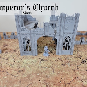 Gothic Sector 40k Terrain Large Cathedral Set. Modular Terrain for ...