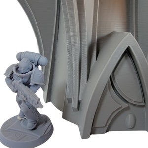 Dark Turret: Dark Elf City. Sci-fi Wargaming Terrain Turrets, Spires ...