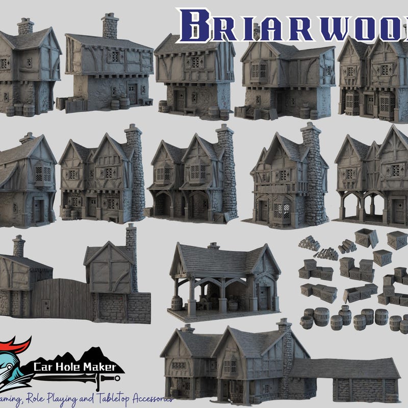 32mm Fantasy Buildings - Etsy