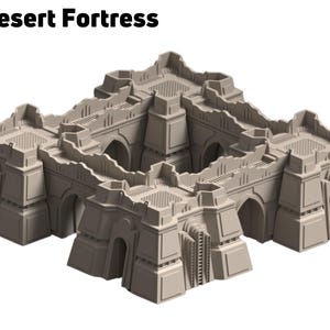 Desert Wasteland Outpost Terrain Set: 3D Printed Scenery for 40k ...