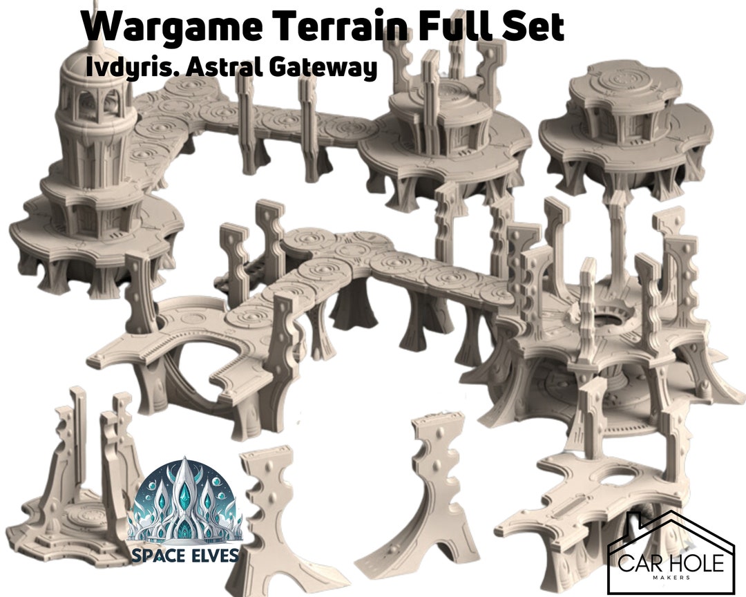 Nexus Spaceport 28mm Wargame Terrain: Ivdyris Astral Gateway. Attack or ...