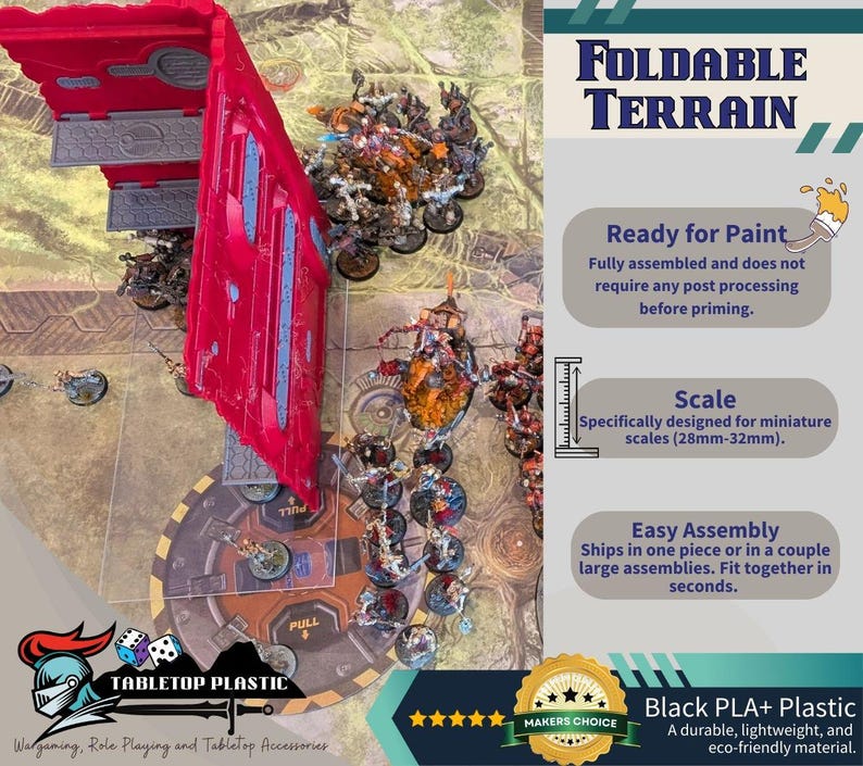 WTC 2025 40k Tournament Greater Good Terrain: Foldable Ruins ...