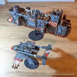 Gun Boat Cargo Tug Terrain. Floating Scenery 40k Inquisitor Cutter ...