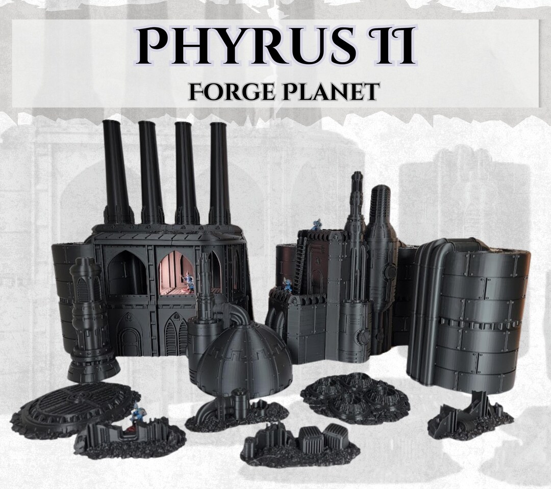 Phyrus II: Forge Planet Terrain Modular Industrial Factory Set for 28mm ...