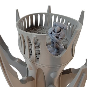 Dark Turret: Dark Elf City. Sci-fi Wargaming Terrain Turrets, Spires ...