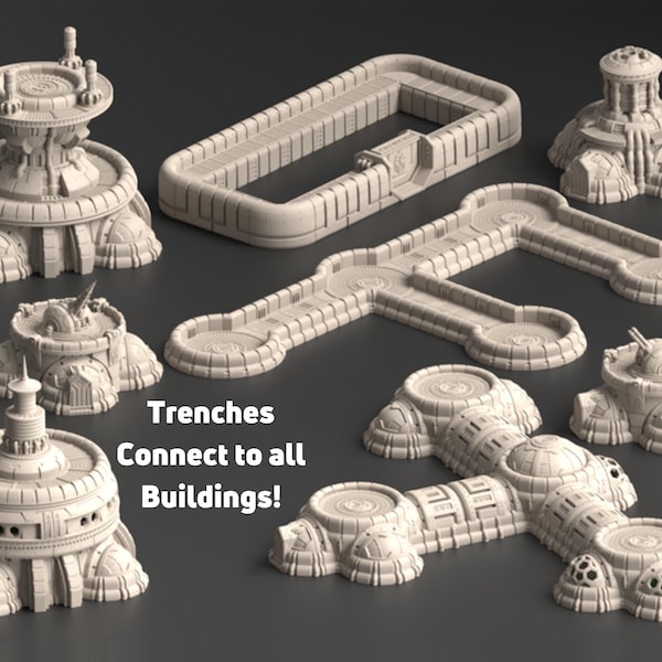 Moon Base Miniature - Etsy