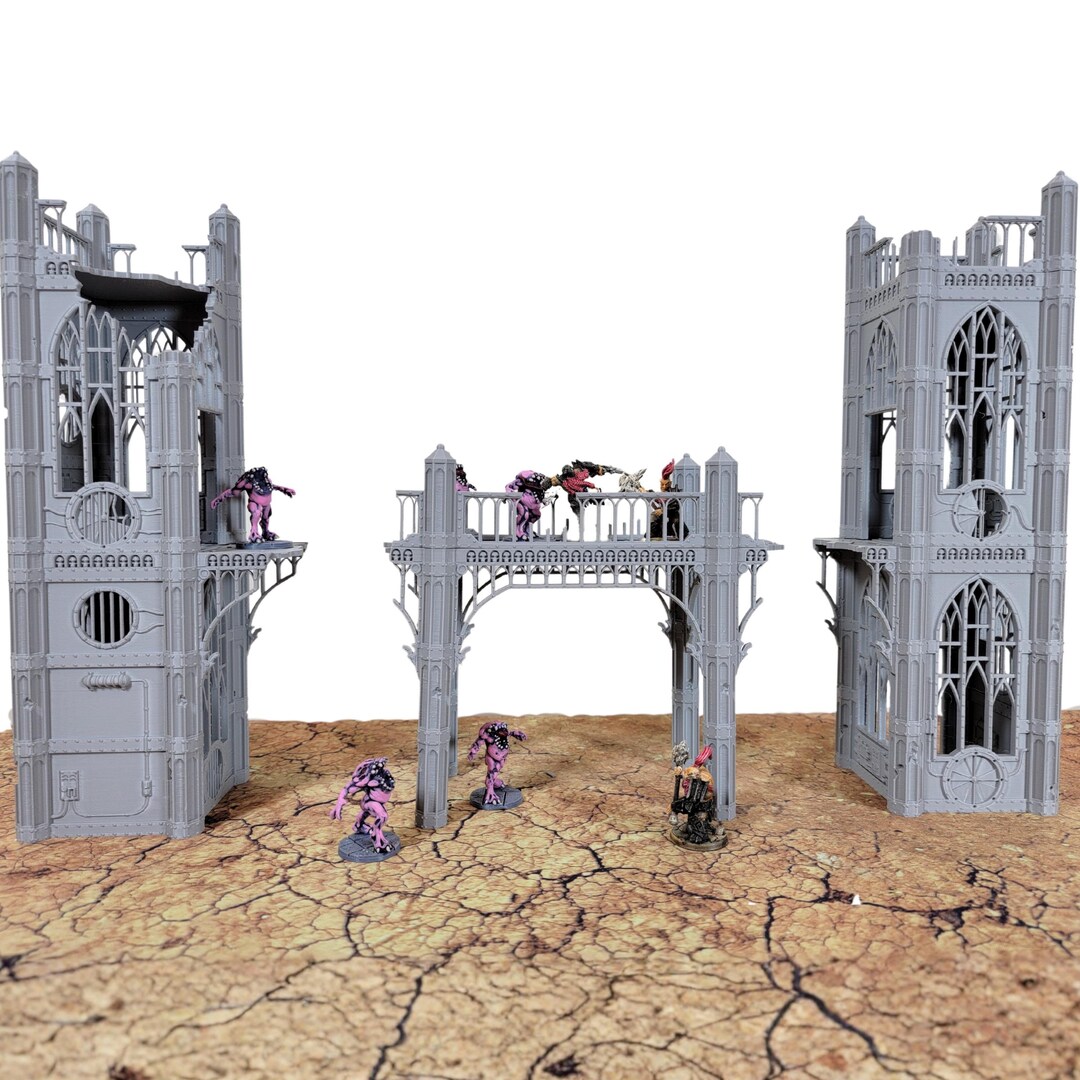 Gothic Sky Bridge: 28mm Sci-fi Wargaming Terrain - Etsy Canada