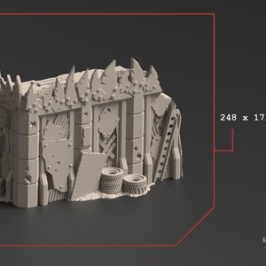 Orc Settlement. Sci-fi / Space Orcs Terrain. Obstacles, Corner Buildings and Barracks for Your ...
