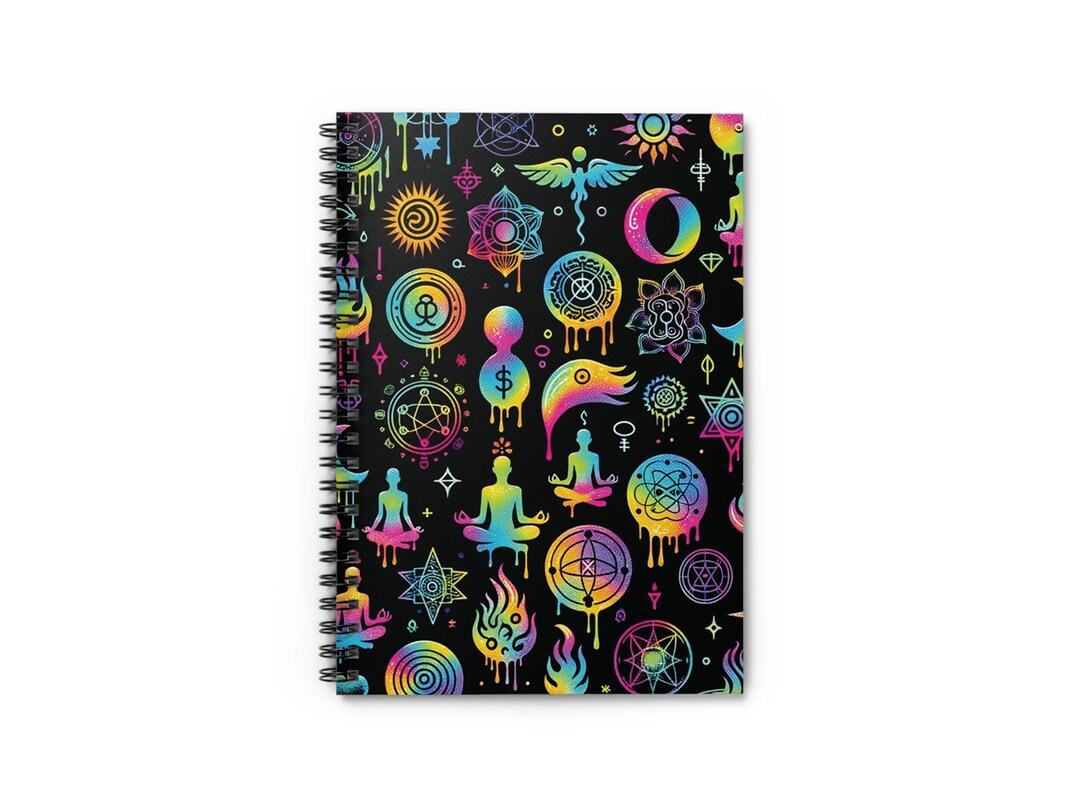 Spiral Notebook Ruled Line Meditation Journal Mindfulness Journal Self ...