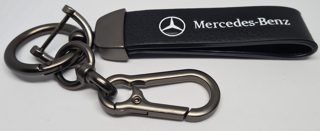 Mercedes Metalleather Car Styling Keychain for Mercedes Keychain ...