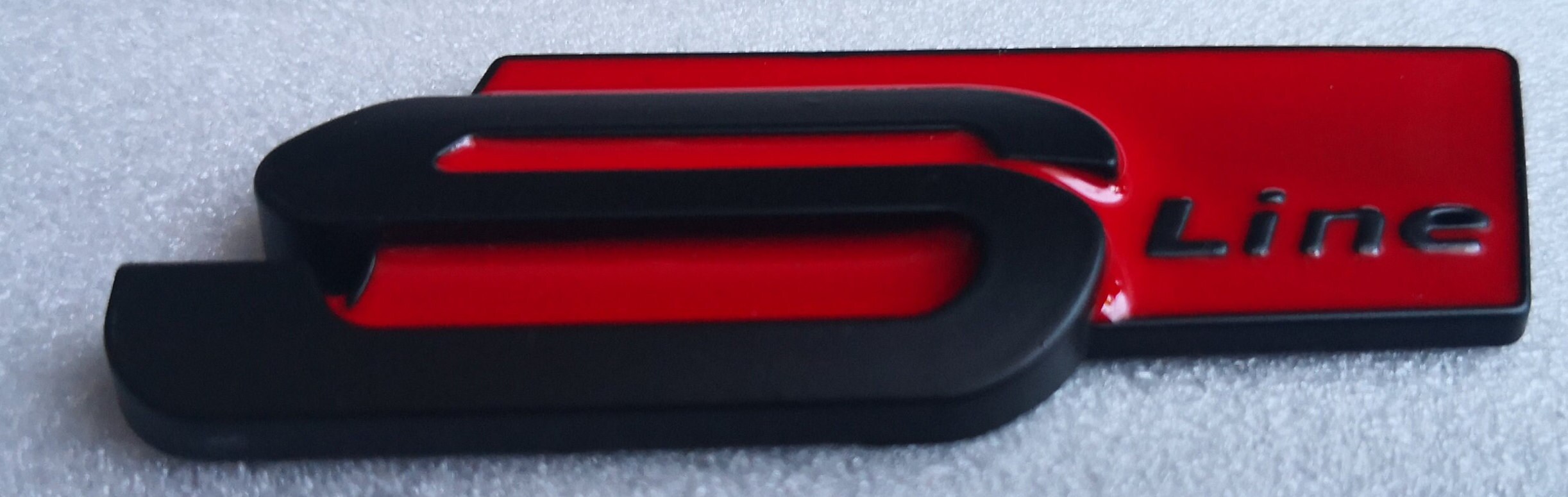 S Line Audi Sline S Line Black on Red Boot Rear Tailgate Badge - Etsy