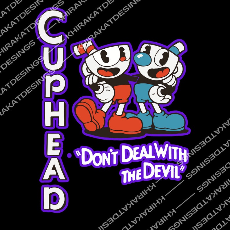 Vector Cuphead Design SVG PNG PDF Psd Editable - Etsy