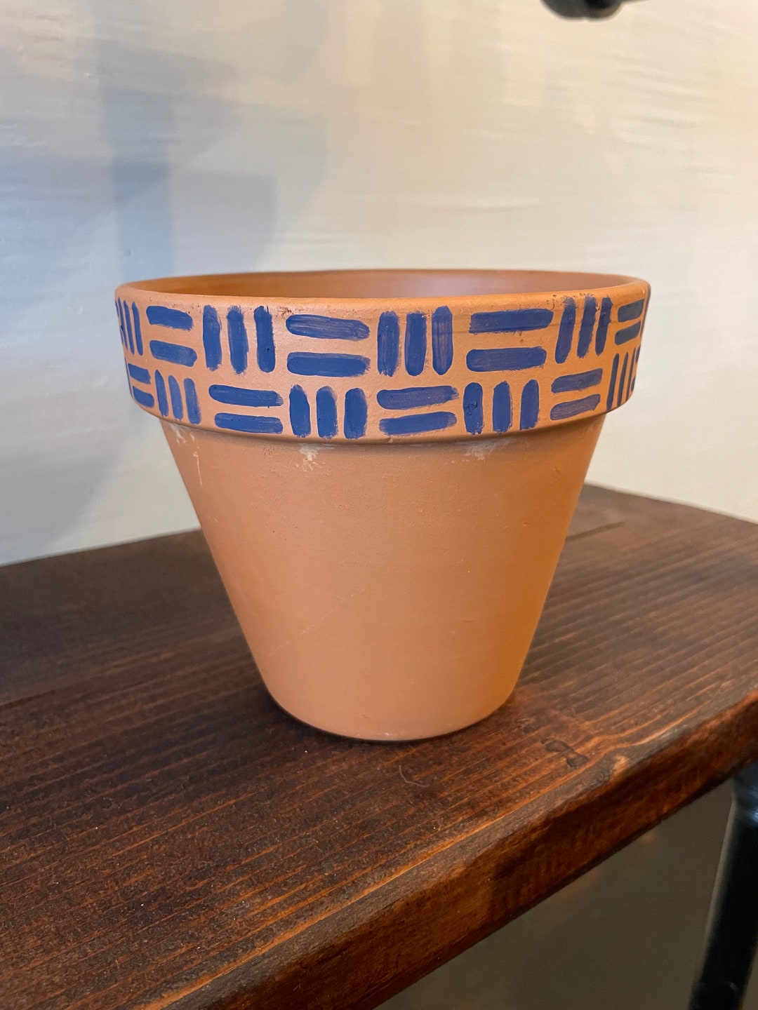 Handpainted Abstract Planter - 6 Inch - Etsy