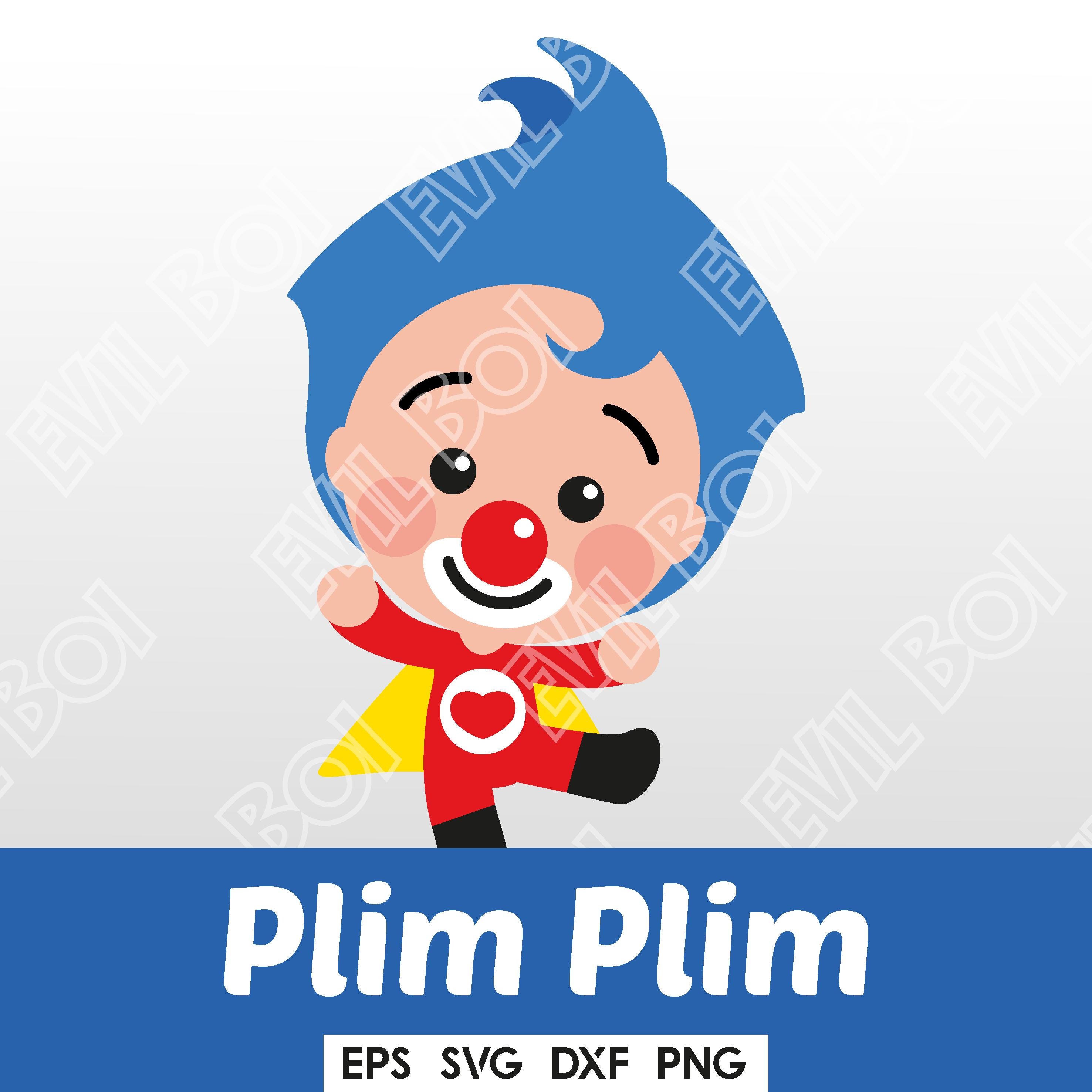 Little Clown/ Payasito/ Plim/ Vector Art/ Cut Files/ Plim/ Layered - Etsy