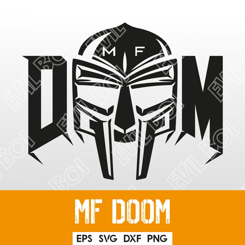 MF Doom/ Svg, Eps, Png, Dxf / Vector Art / Cricut - Silhouette Cameo - Etsy