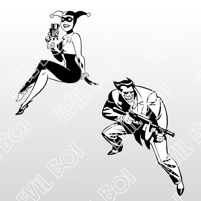 Animated Series / Rogues Gallery 10 Bundle / Svg, Eps, Png, Dxf ...