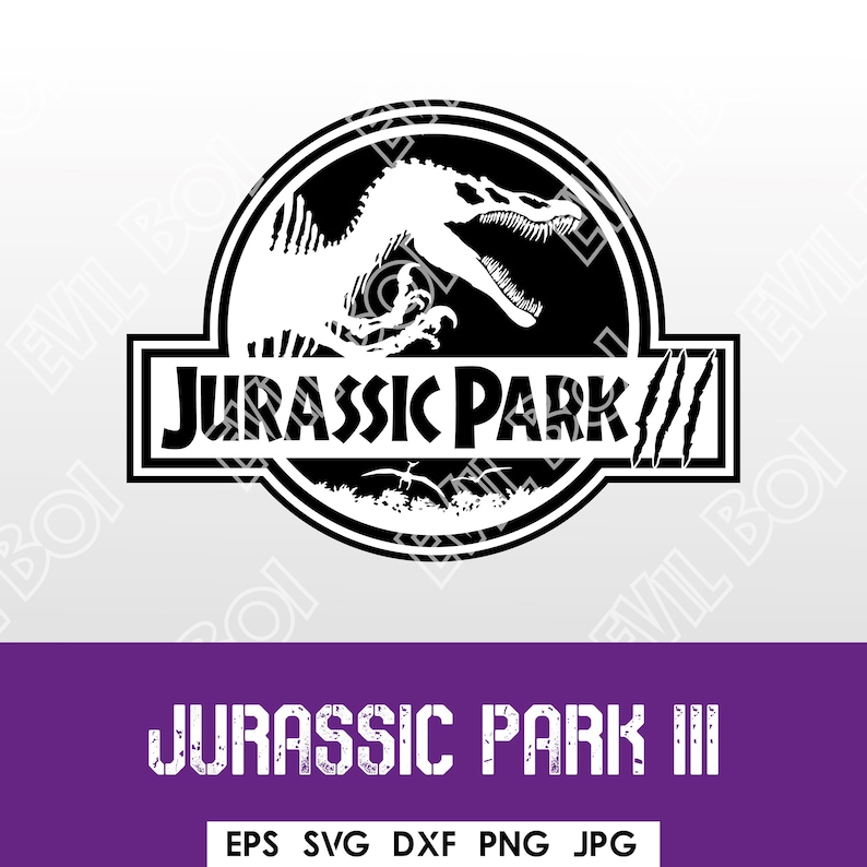 JP 3 / Svg, Png, Jpg, Eps, Dxf / Spinosaurus / JURASSIC Park - Etsy