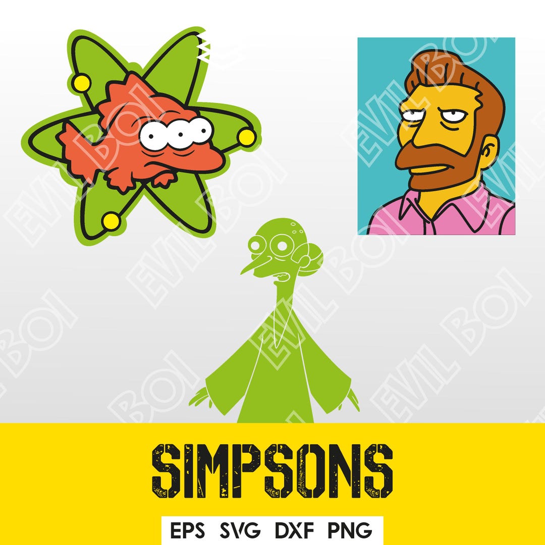 Simpson Bundle / Svg,eps, Png, Dxf / Scorpio / Vector Art / Layered ...