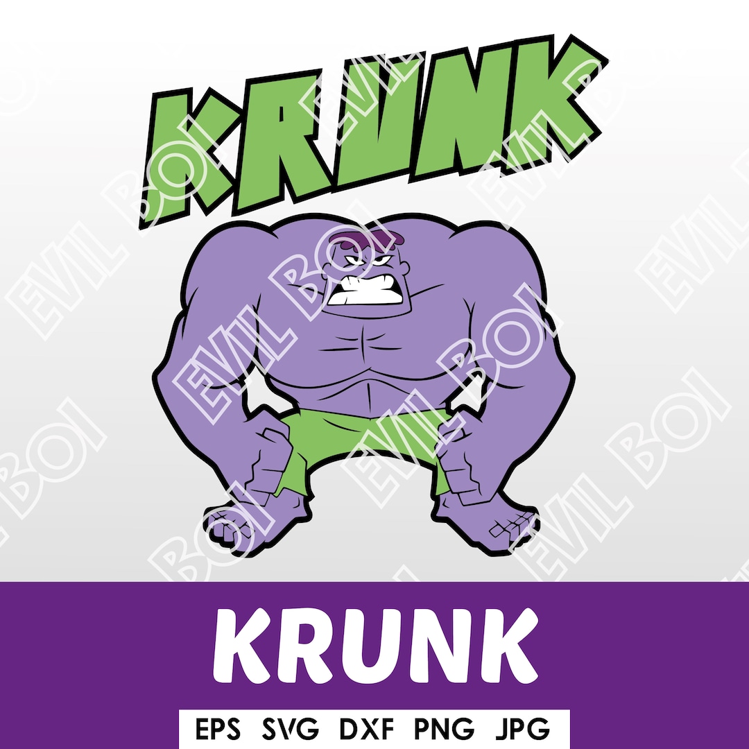 Krunk / Eps, Svg, Dxf, Png, Jpg / Cut File / Instant Download / Justice ...