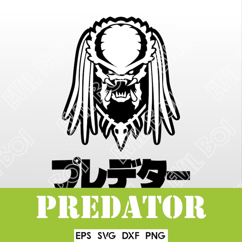 PREDATOR/ Eps, Svg, Dxf, Png/ Yautja / Cricut - Silhouette Cameo - Etsy