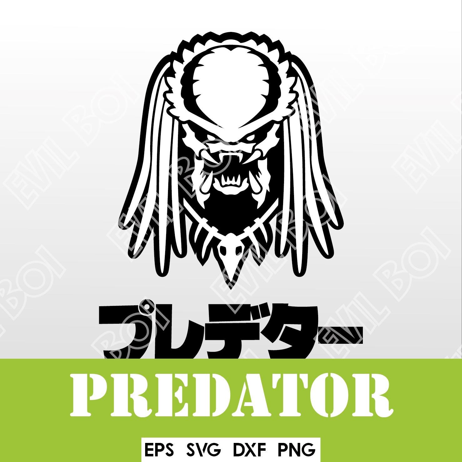 PREDATOR/ Eps, Svg, Dxf, Png/ Yautja / Cricut - Silhouette Cameo - Etsy