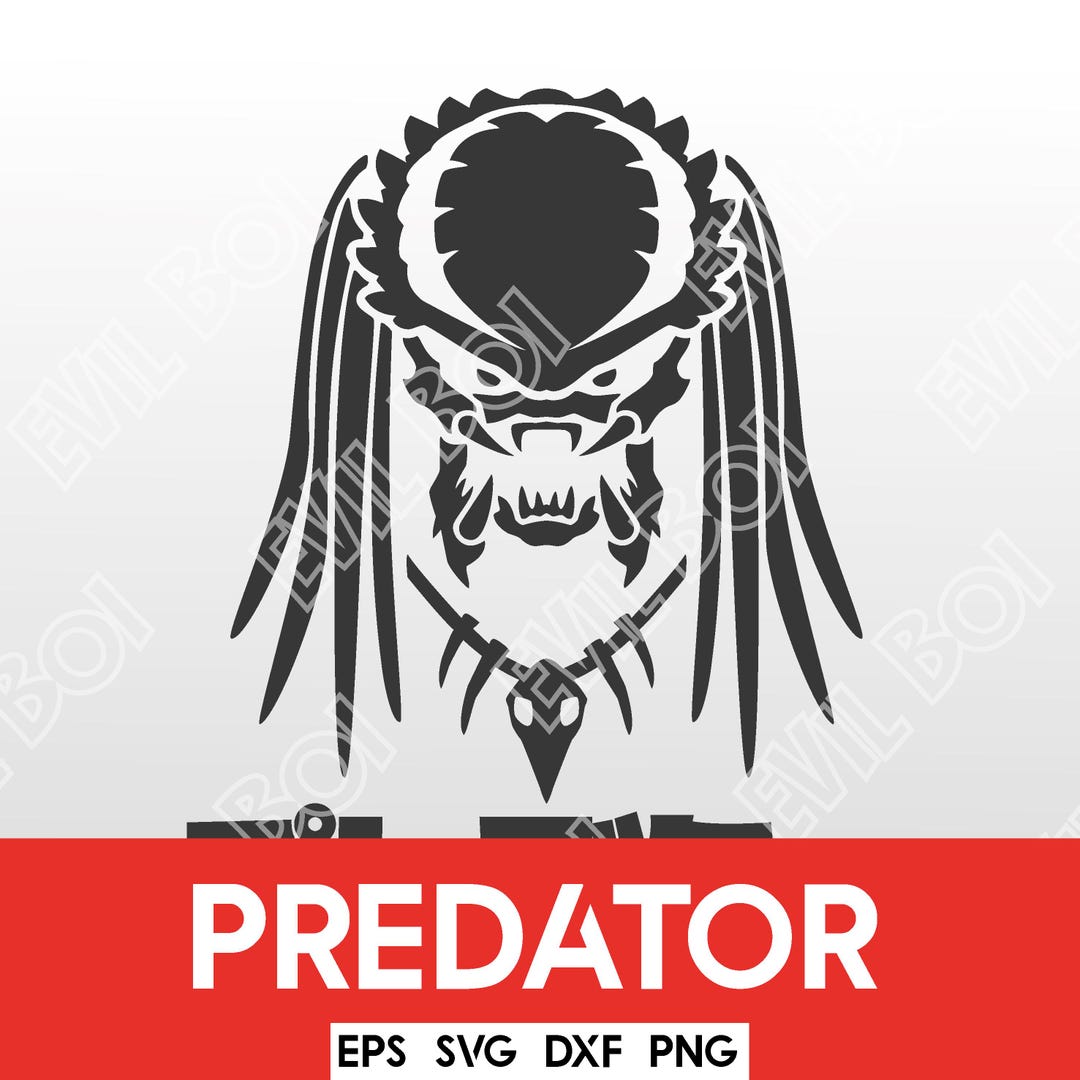 PREDATOR/ Puredeta/ Cut Files/ Eps, Svg, Dxf, Png/ Yautja - Etsy
