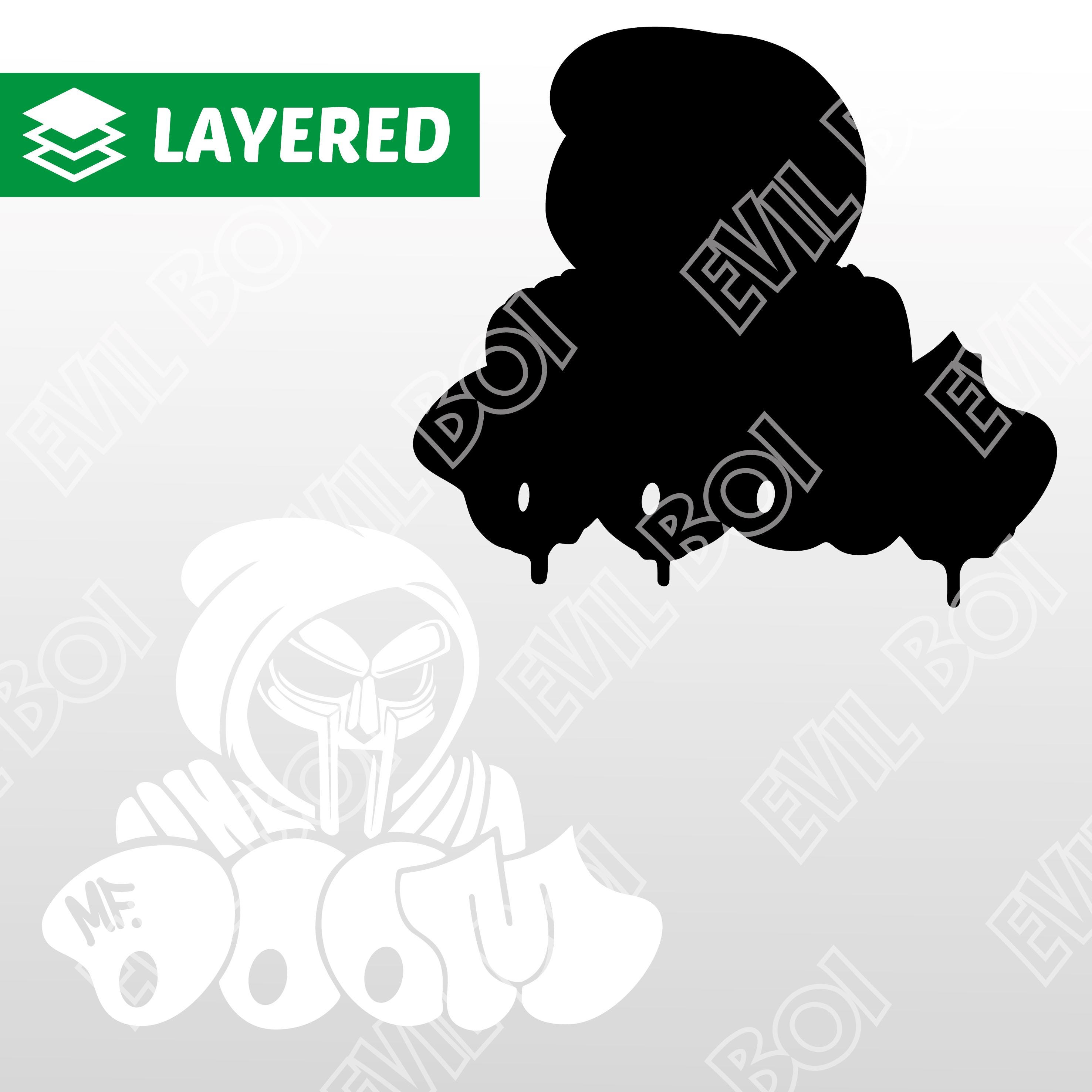 Mf DOOM/ Svg, Png, Eps, Dxf/ Cricut - Silhouette Cameo / All CAPS - Etsy