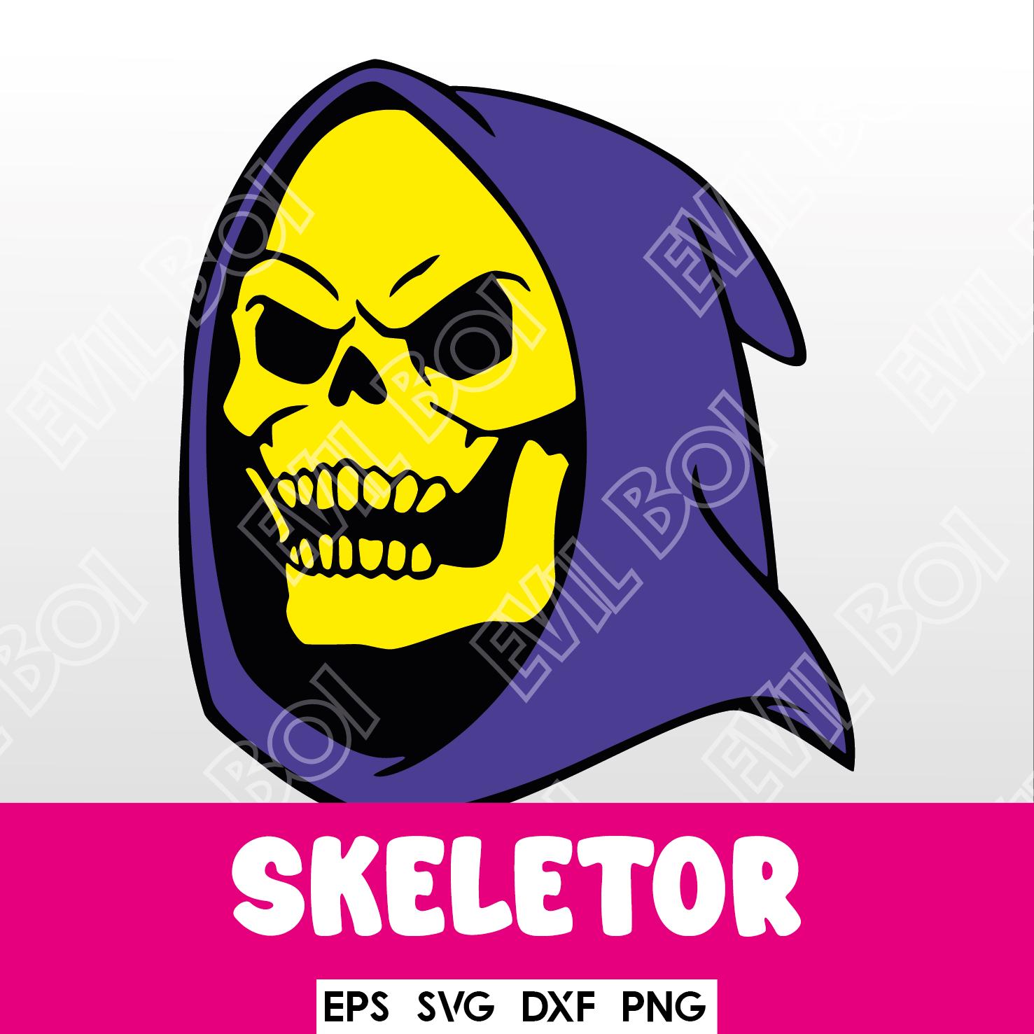 SKELETOR / Cut Files Svg, Eps, Dxg, Png /master of the Universe / Motu ...