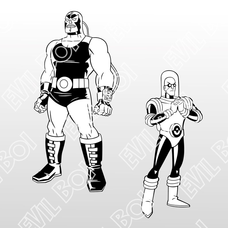 Animated Series / Rogues Gallery 10 Bundle / Svg, Eps, Png, Dxf ...