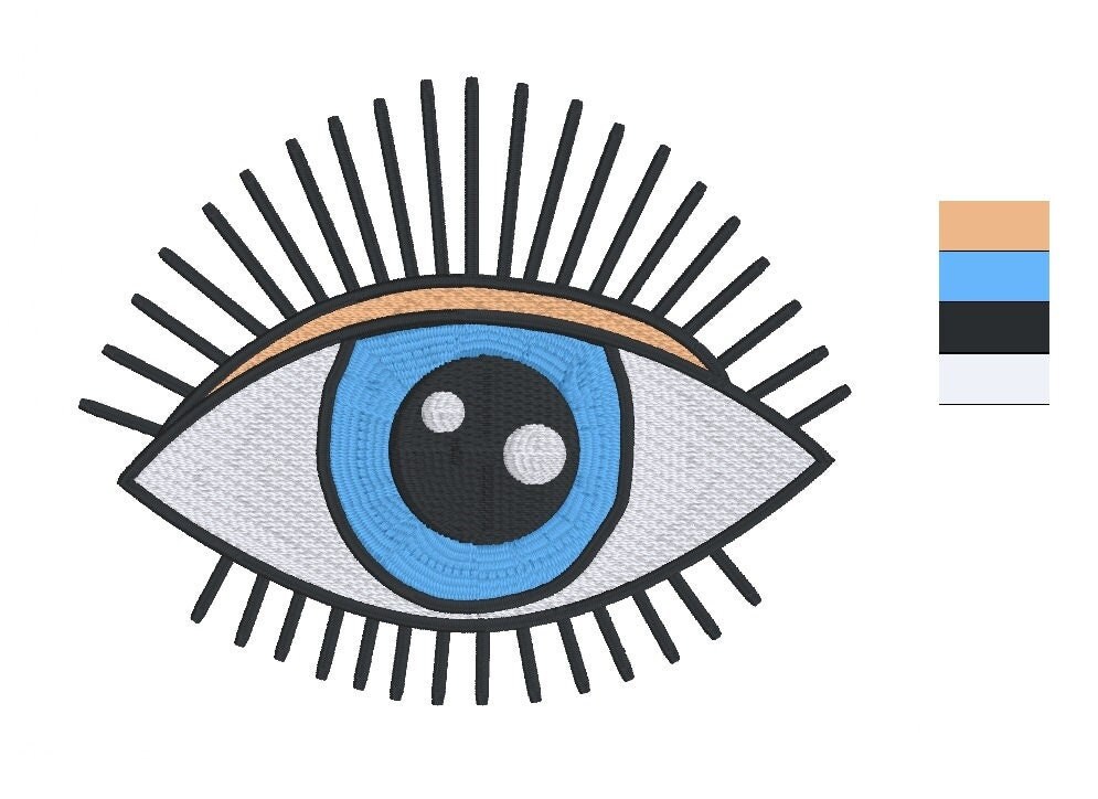 Big Eye - EMBROIDERY DESIGN - Embroidery Machine Design File - Etsy