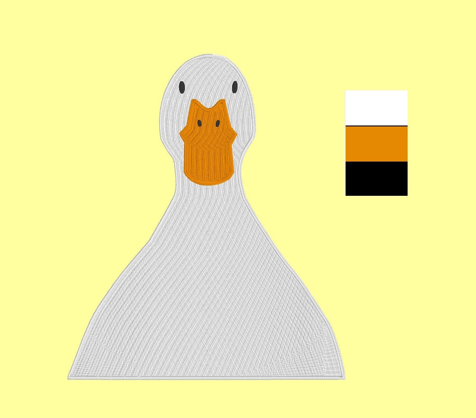 Duck - EMBROIDERY DESIGN - Embroidery Machine Design File - Etsy