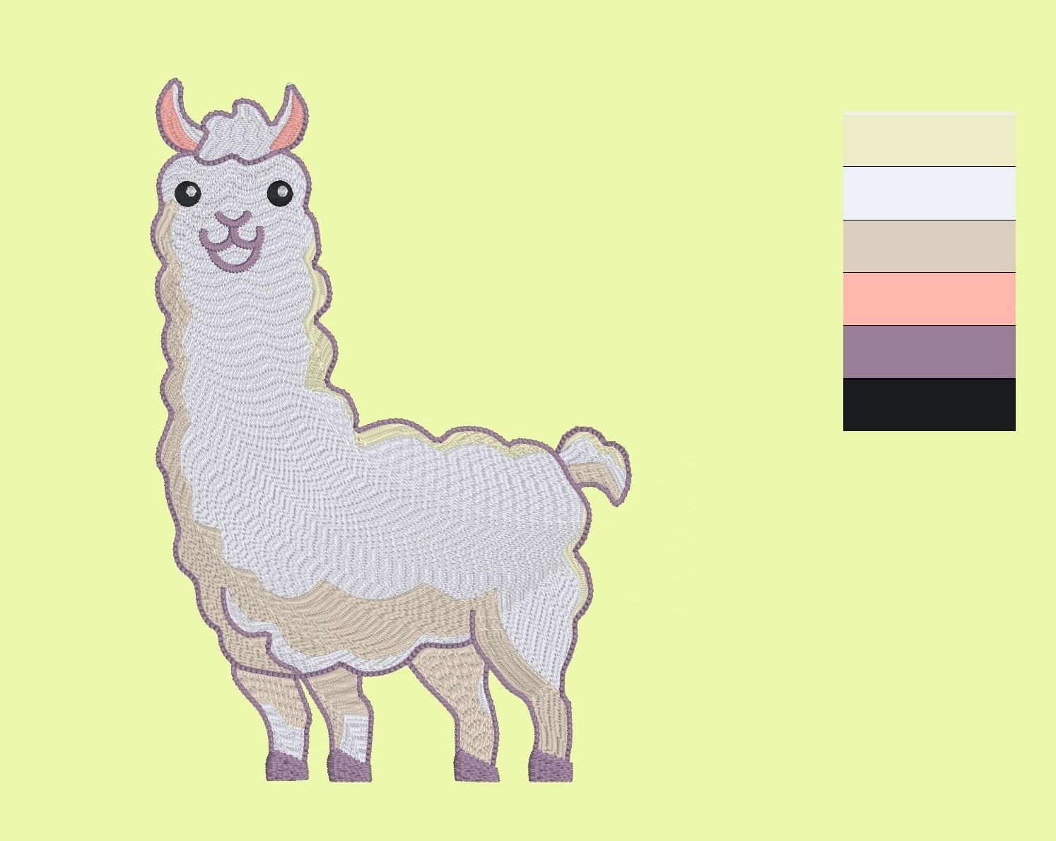 Llama - EMBROIDERY DESIGN - Embroidery Machine Design File - Etsy