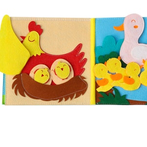 USA HAPPY FARM Quiet Books Busy Quiet Book Felt Book - Etsy