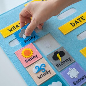 My First Calendar, All About Today Calendar, Felt Learning Board ...