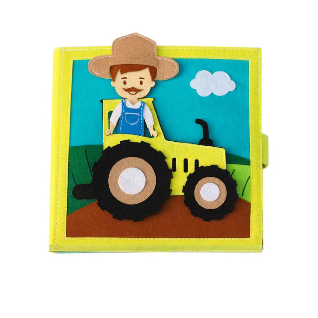 USA HAPPY FARM Quiet Books Busy Quiet Book Felt Book - Etsy