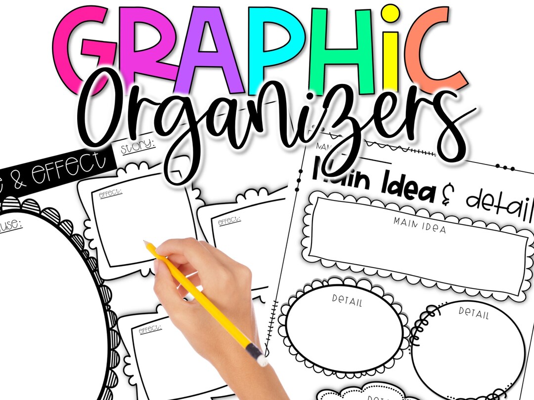 Graphic Organizers Paper and Digital - Etsy