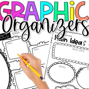 Graphic Organizers Paper and Digital - Etsy